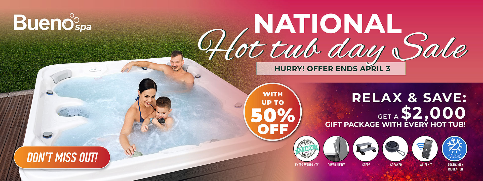 Acrylic Hot Tubs & Spas - Buenospa