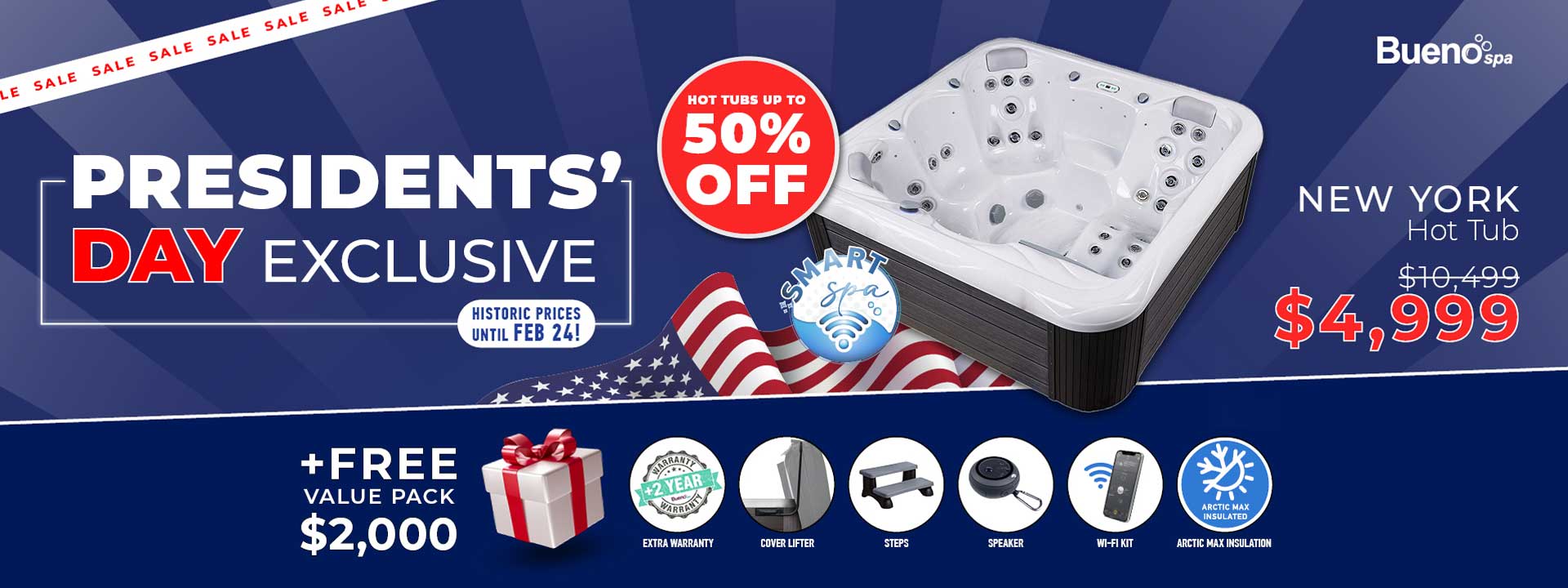 Acrylic Hot Tubs & Spas - Buenospa